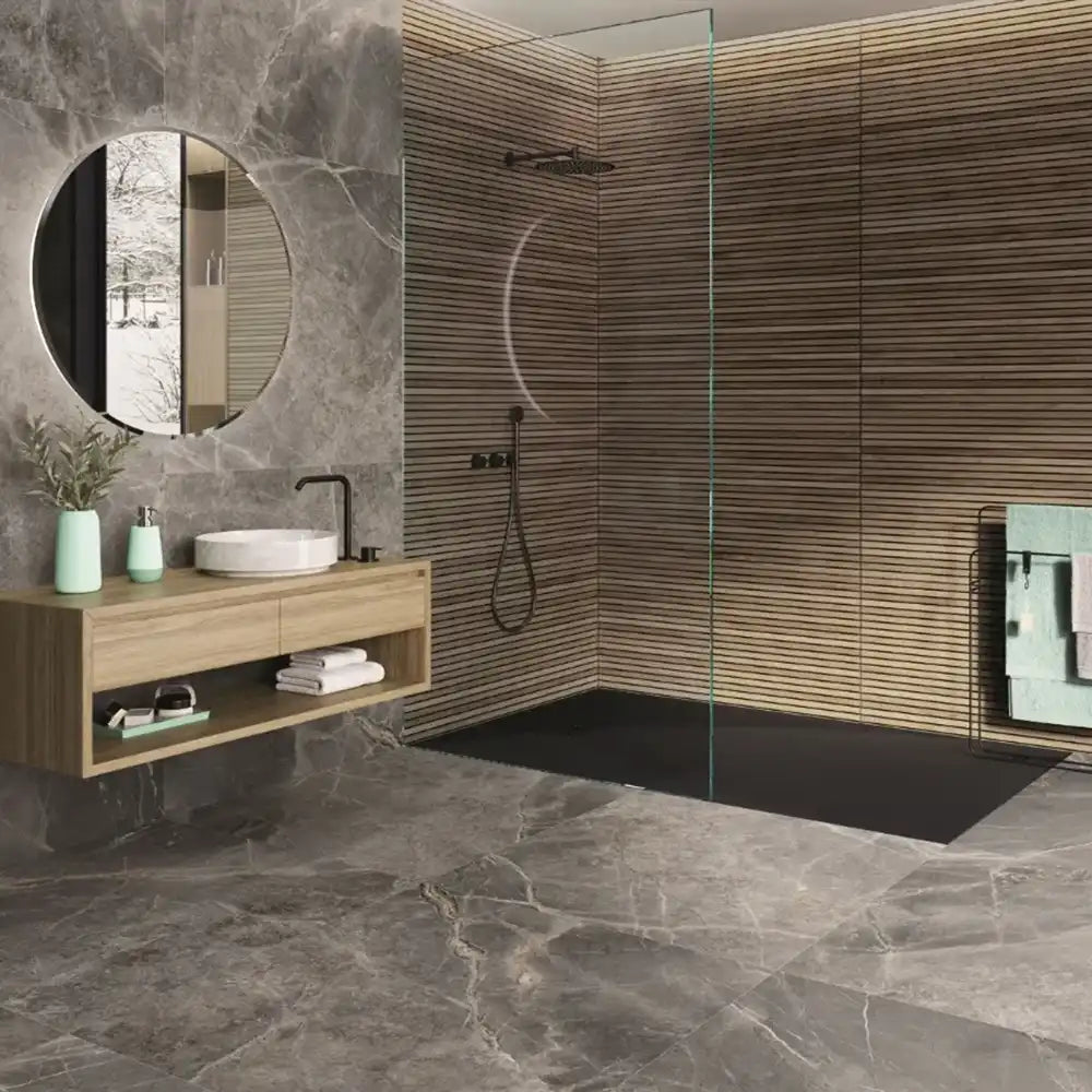 Nordic Dark 60cm x 120cm Porcelain Matt Wall Tile – Crocatile