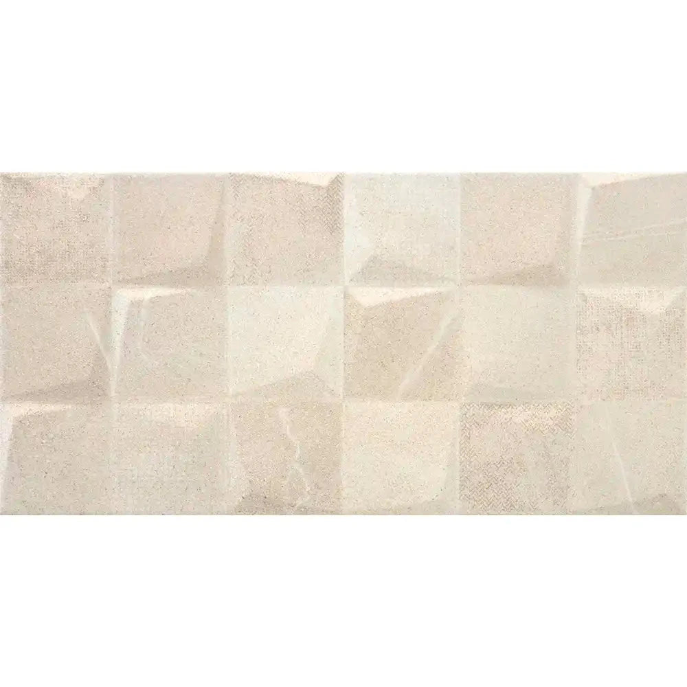 Vue Ivory Decor 30cm x 60cm Ceramic Matt Wall Tile – Crocatile