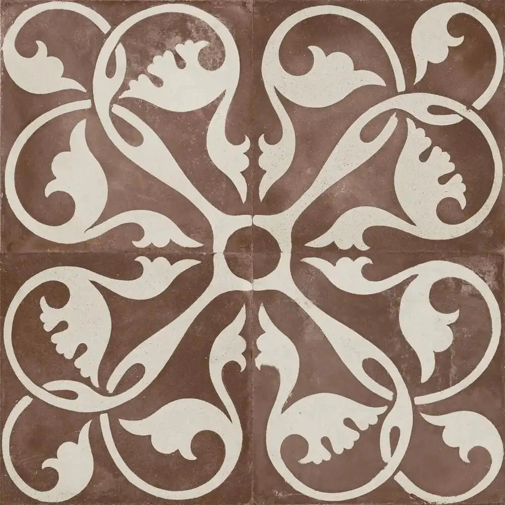 Zayda Mocha 45cm x 45cm Wall & Floor Tile – Crocatile