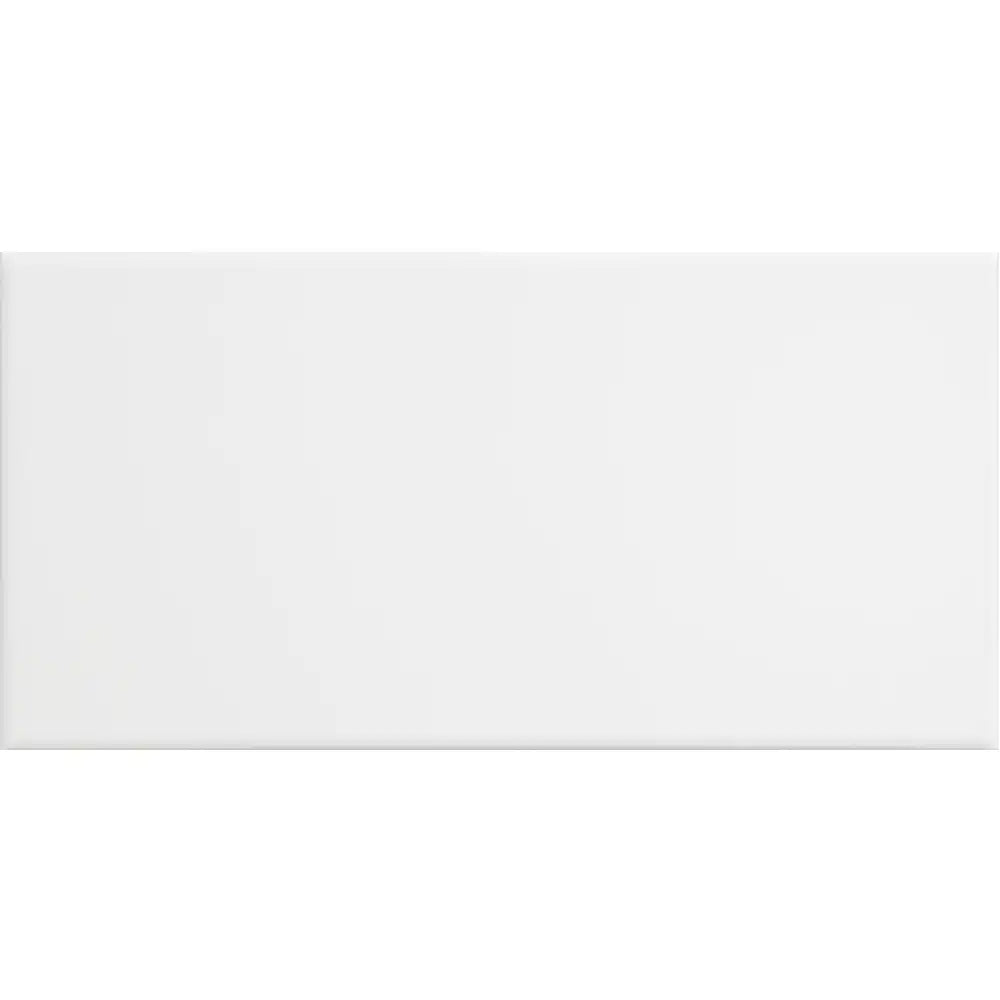 Flat White Gloss 10cm x 20cm Gloss Wall Tile – Crocatile