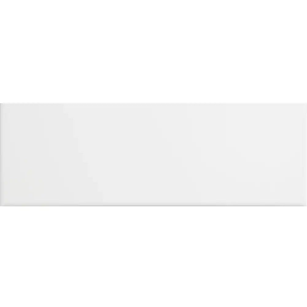 Flat White Gloss 10cm x 30cm Gloss Wall Tile – Crocatile