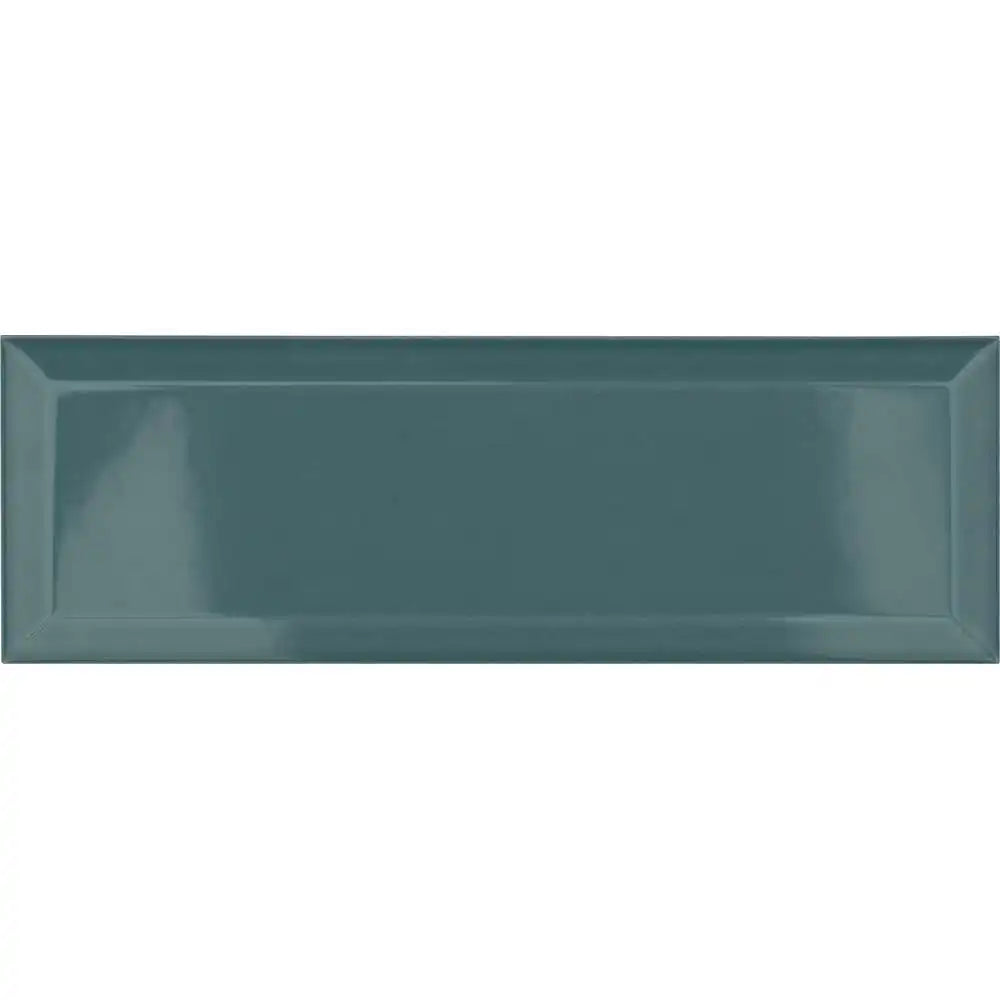 Metro Turquoise 10cm x 30cm Gloss Wall Tile – Crocatile